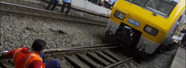 HEAVIEST TRAIN PULLED BY TEETH - Asia Book of Records - | Asia Book of ...