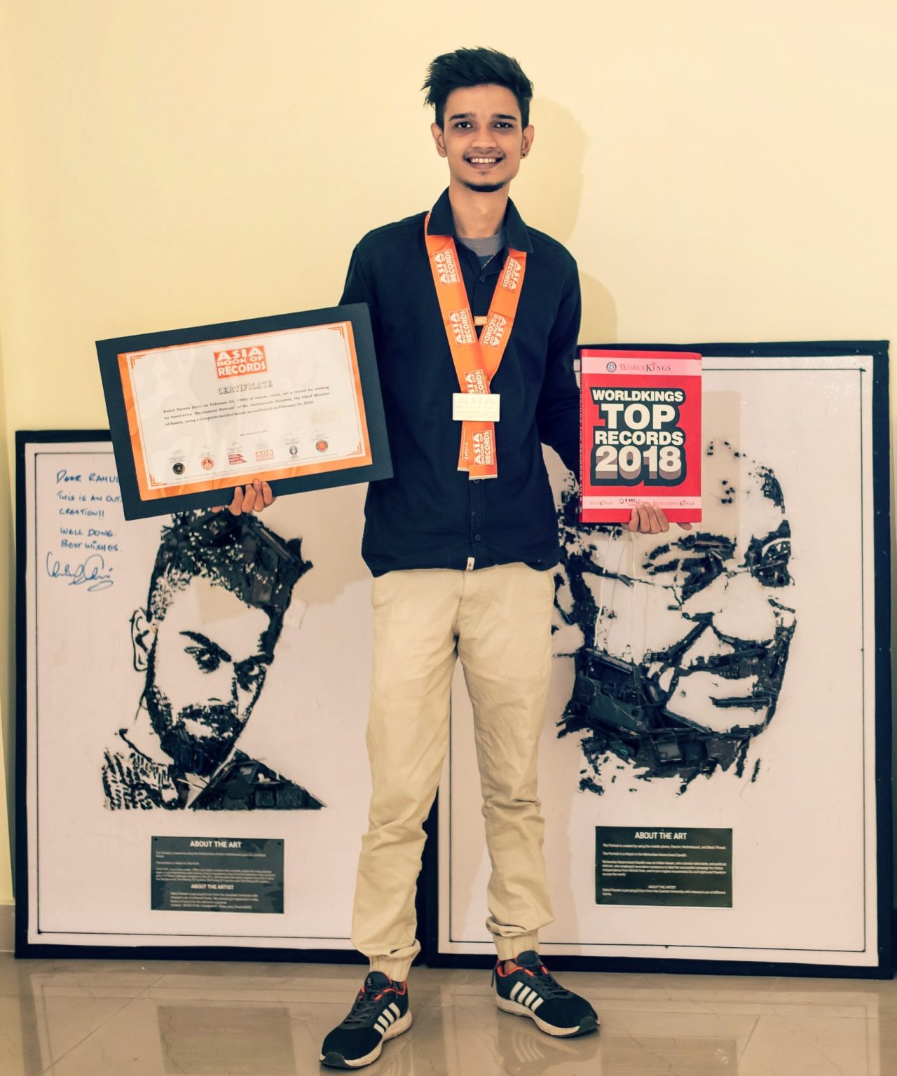 AN INNOVATIVE MECHANICAL PORTRAIT OF THE CHIEF MINISTER OF ASSAM - Asia ...