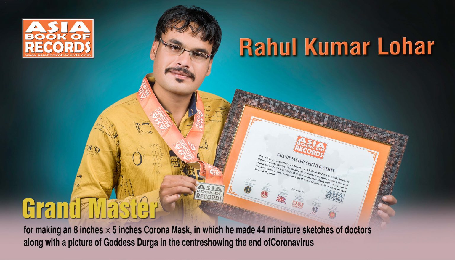 GRAND MASTER – RAHUL KUMAR LOHAR