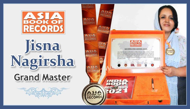 GRAND MASTER – JISNA NAGIRSHA - Asia Book of Records