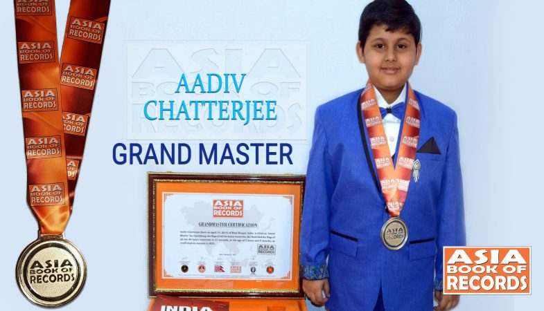 GRAND MASTER – AADIV CHATTERJEE - Asia Book of Records