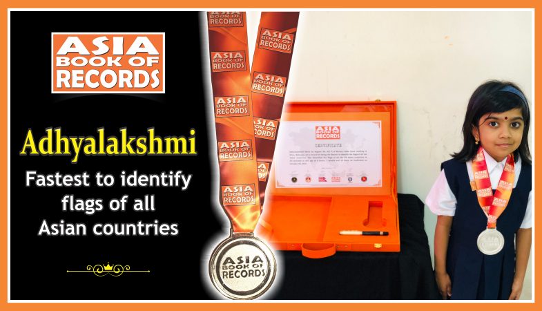 Fastest to identify flags of all Asian countries - Asia Book of Records