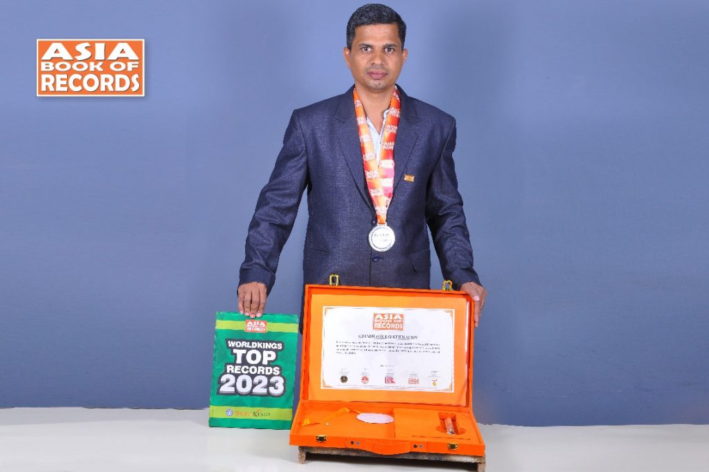 Grand Master – R. Prabakar - Asia Book of Records