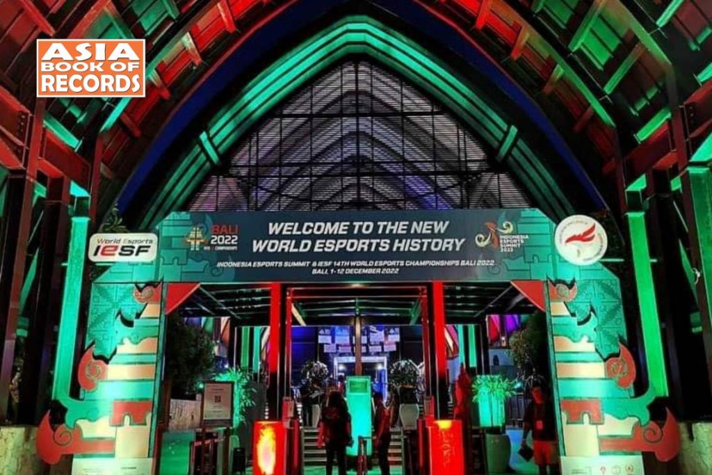 Largest outdoor Esports world championship - Asia Book of Records