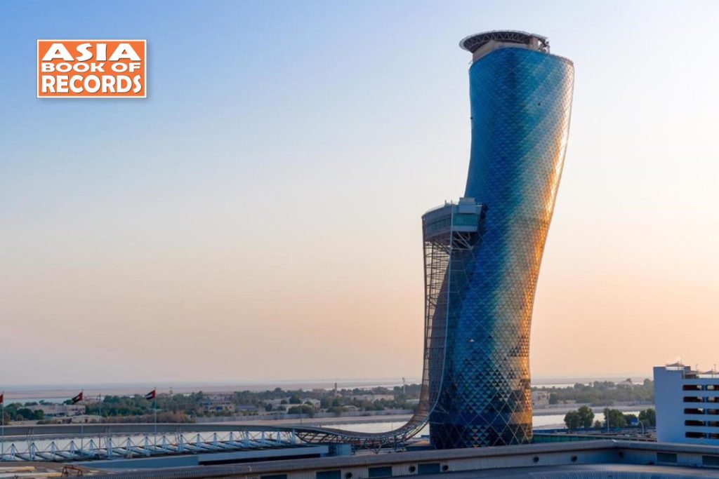 Furthest-leaning artificial structure of the world - Asia Book of Records
