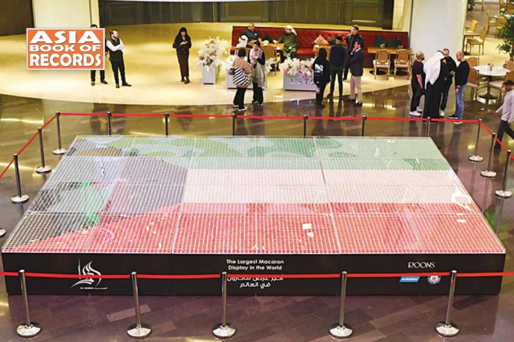 Largest macaron display in the world - Asia Book of Records