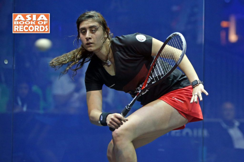 Maximum consecutive wins of the women’s squash world championship ...
