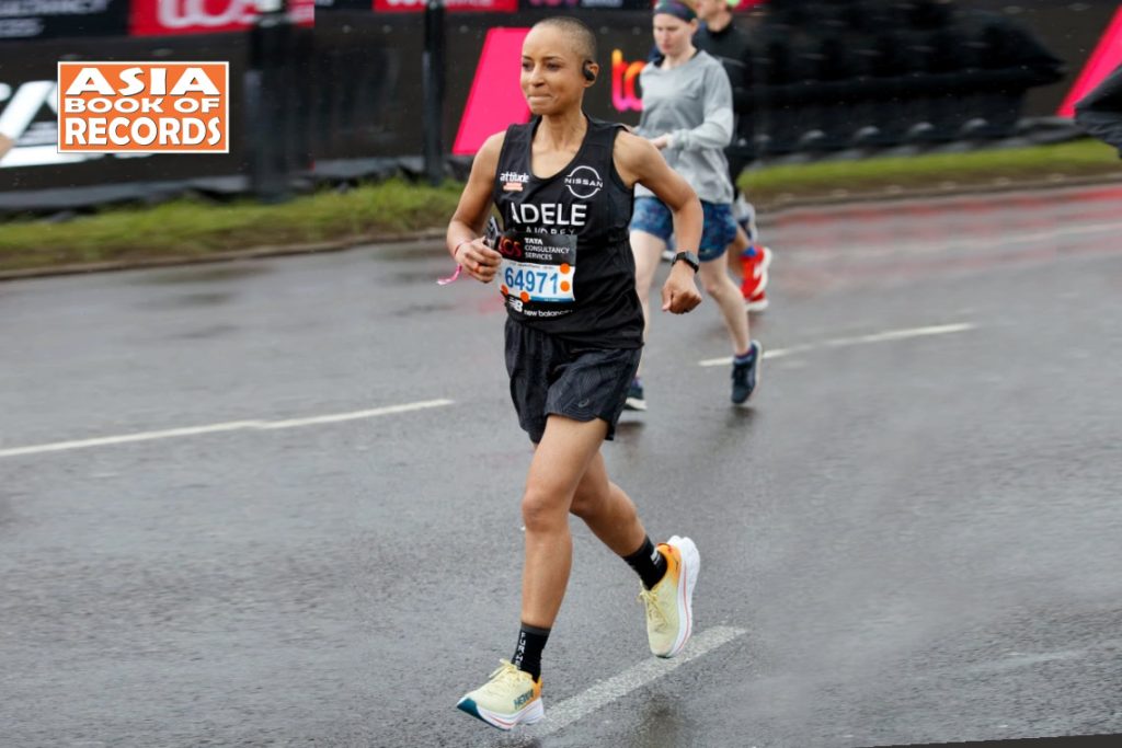 Fastest female marathon runner with a stoma bag - Asia Book of Records