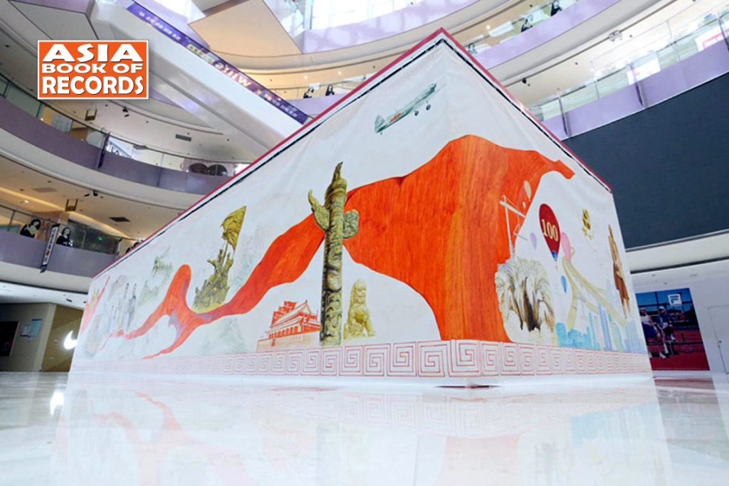 Largest marker drawing on the founding of a party - Asia Book of Records