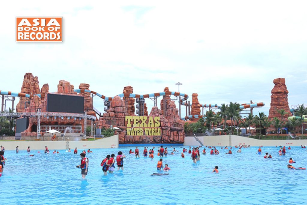 Largest vacuum wave pool in the world - Asia Book of Records
