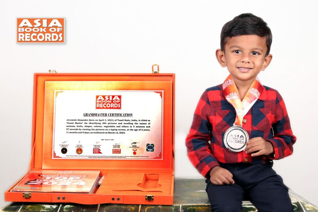 Grand Master – Jeremiah Alexander - Asia Book of Records