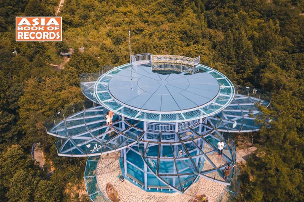 Biggest two-story glass viewing platform - Asia Book of Records
