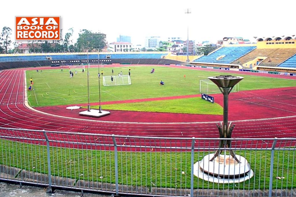 First stadium with velodrome for bicycle and motorcycle racing - Asia ...