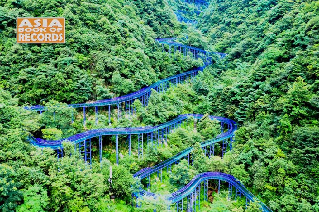 Longest glass water slide - Asia Book of Records