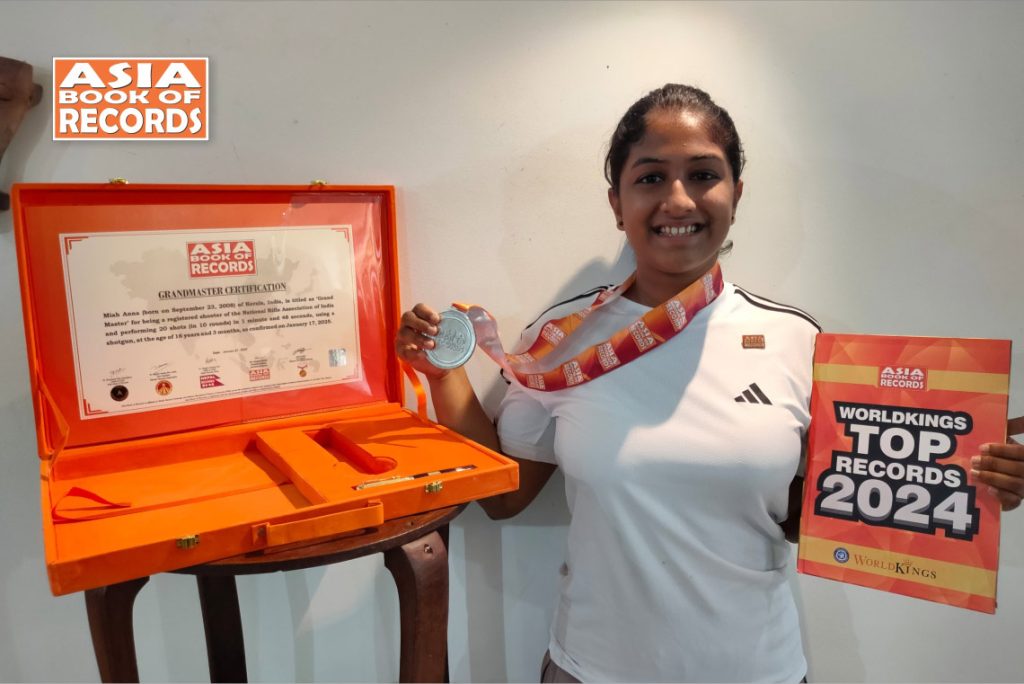 Grand Master – Miah Anna - Asia Book of Records