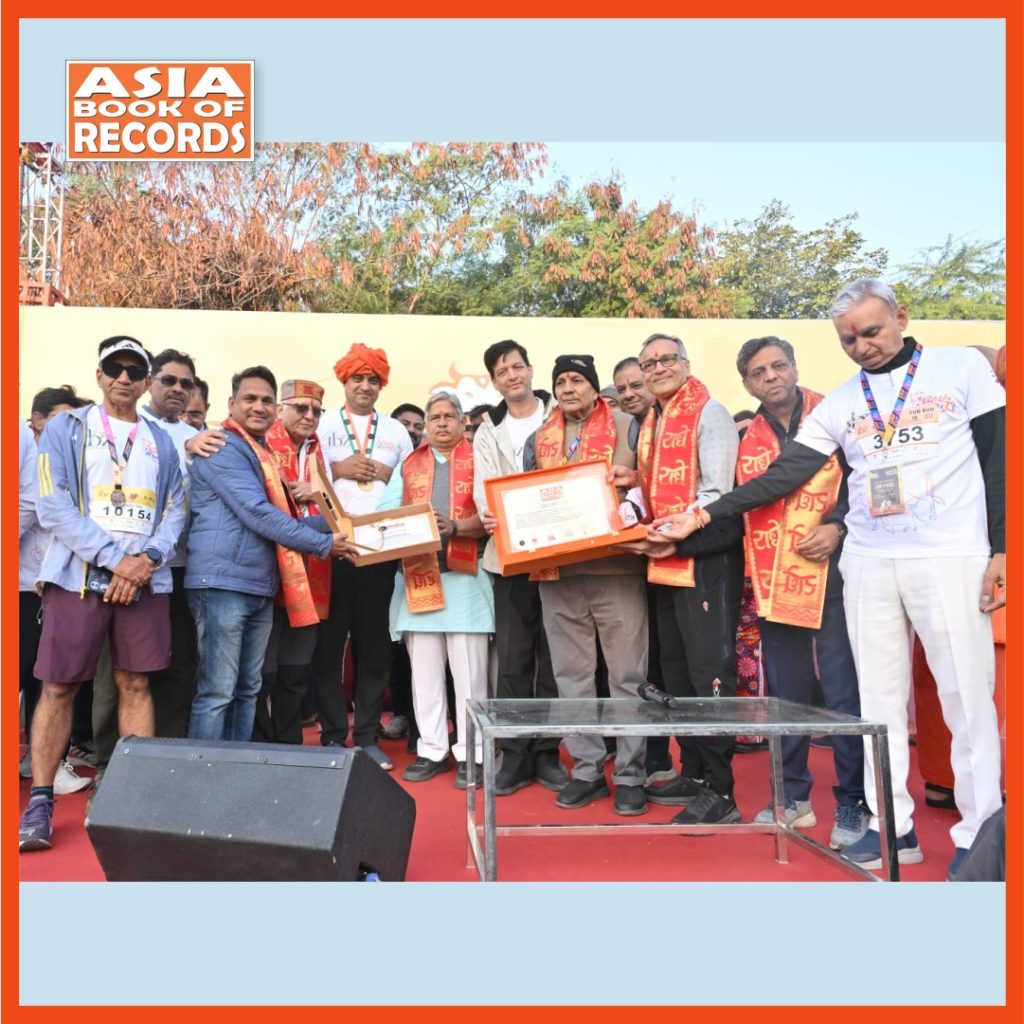 Largest Participation in a Run to Raise Awareness for Cow Protection