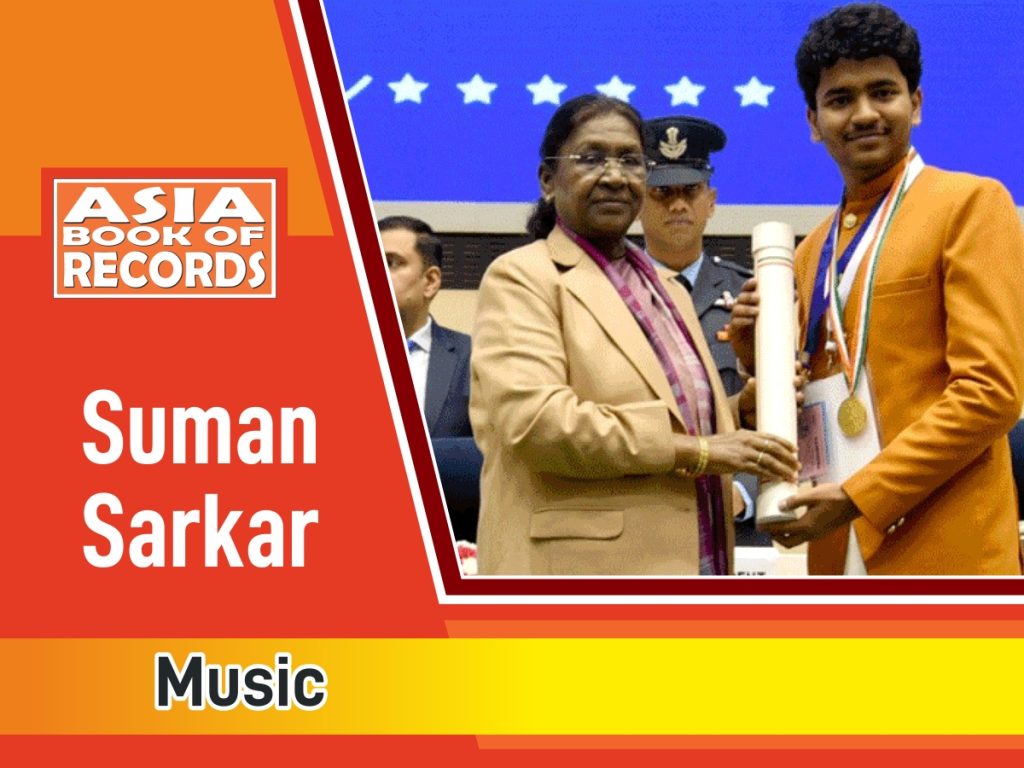 Suman Sarkar - Asia Book of Records
